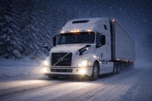 Night Driving in Winter: How to Maximize Visibility on Volvo Semi ...